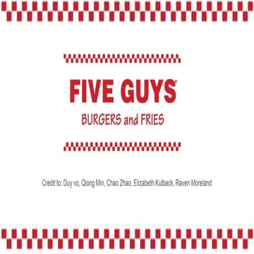 Five Guys | PPTX