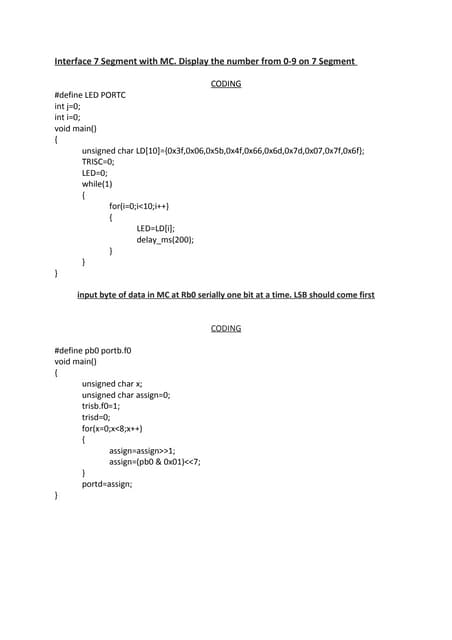 Atmega lcd programing_with_header_file | PDF