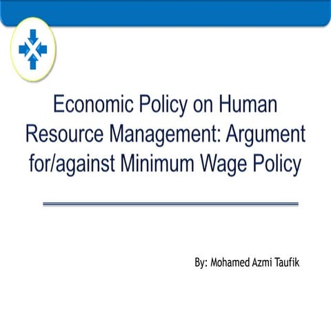 The Minimum Wage | PPTX