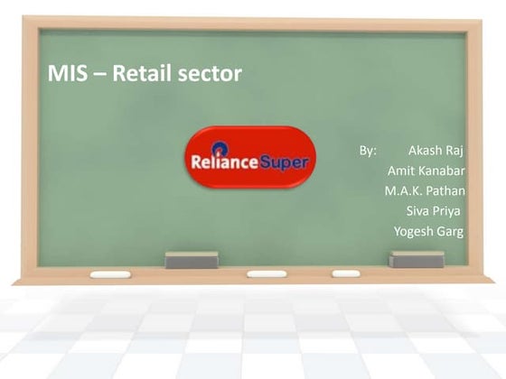 Reliance fresh | PPT