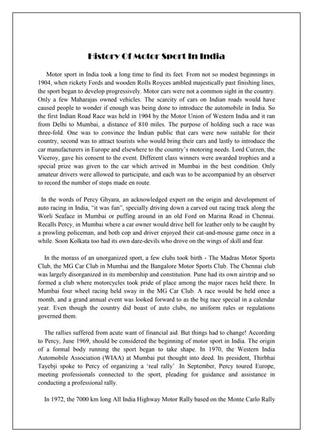 AN OVERVIEW ON THE MRF LIMITED | DOCX