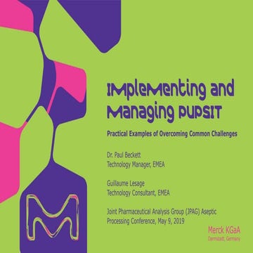 Implementing and Managing Pre-use Post-sterilization Integrity Testing ...