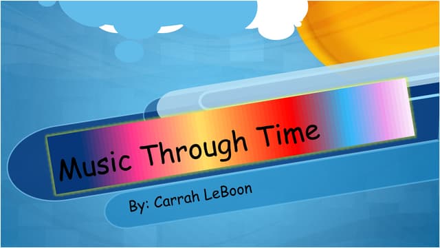 ESL Vocabulary: Musical Genres | PPTX