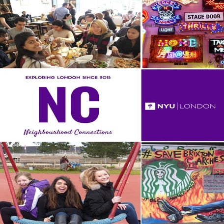 NYU London Neighbourhood Connections Brochure | PDF
