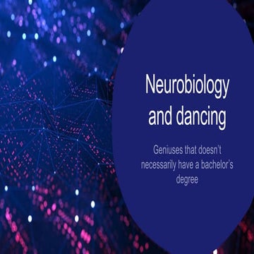 Final neurobiology | PPTX