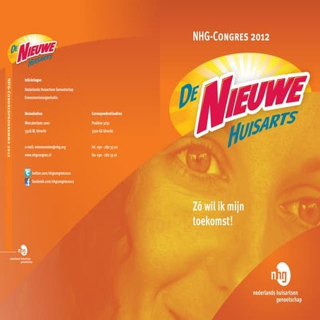NHG Congres De Nieuwe Huisarts - programmaboekje | PDF