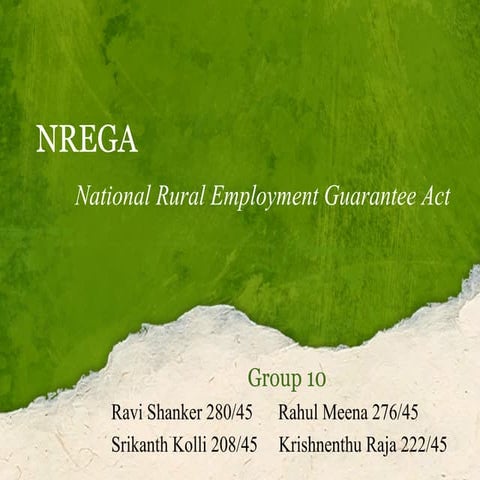 NREGA | PPT
