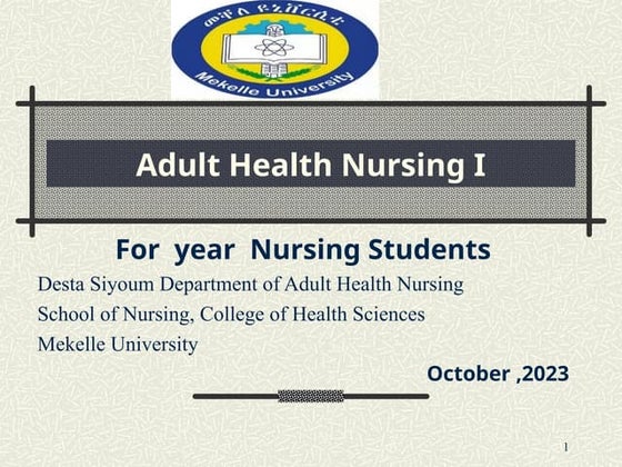 Module 01 Assignment - Presentation on DementiaModule 01 Con | DOCX