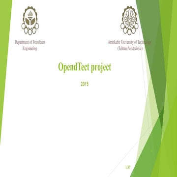 Opendtect course | PPTX