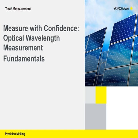 Final optical wavelength measurement webinar 1 25-17 final 1 | PDF