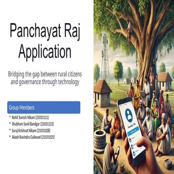 Smart Panchayat Raj e-Governance App.pptx