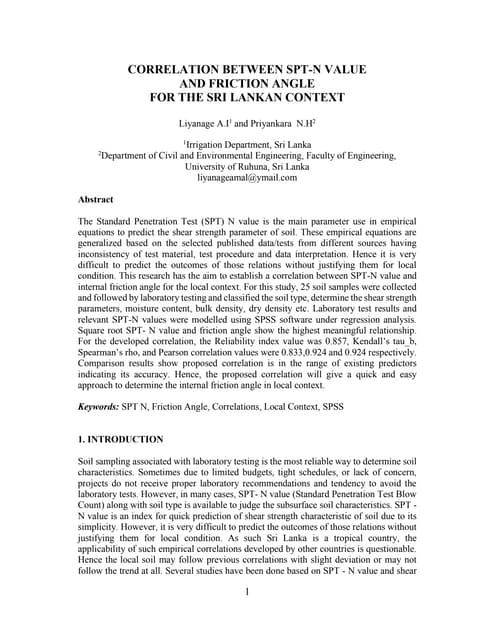 SPT CORRELATIONS.ppt | Physics | Science