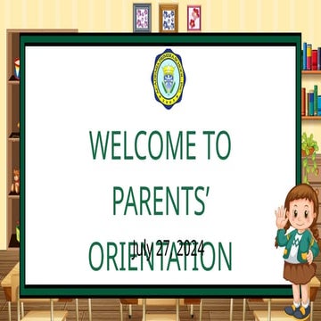 Homeroom Parent-Teacher Association Meeting Template | PPTX