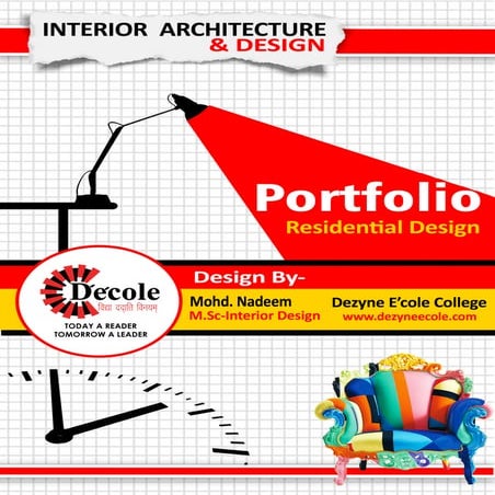 Mohd. Nadeem, M.Sc Interior Design ( Residential Design Project ) | PDF
