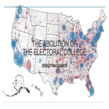 Abolish the Electoral College- Persuasive Speech Accompaniment | PPT