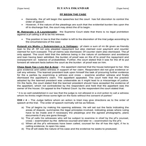 Final pf begin the case | PDF