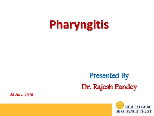Pharyngitis | PPTX