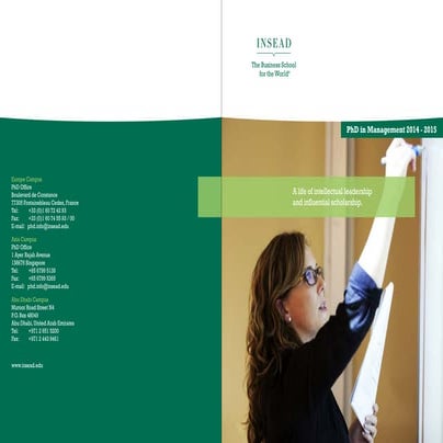 Final phd brochure | PDF