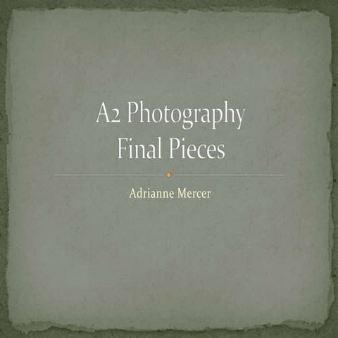 Final pieces unit 4 | PPTX