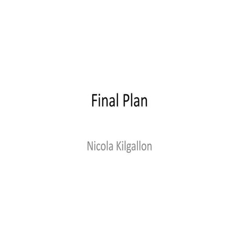 Final plan | PPTX