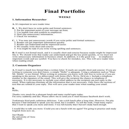 Final portfolio | PDF