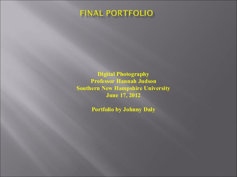 Final portfolio