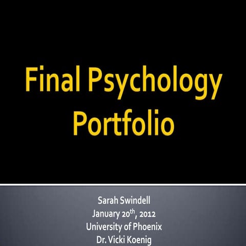 Final portfolio | PPTX