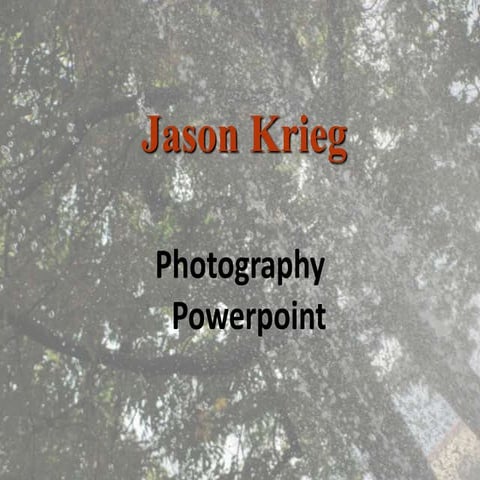 Nature Photography Powerpoint | PPT