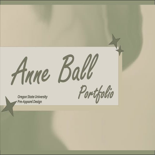 FINAL Portfolio Apparel Design Anne Ball | PPT