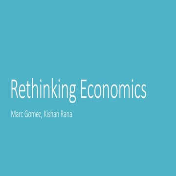 Rethinking Economics Talk | PPT