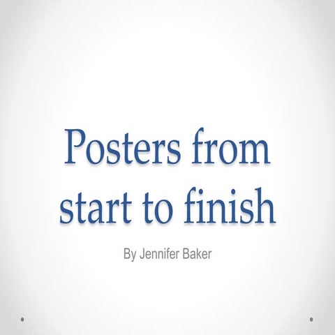 Final poster presentation | PPTX
