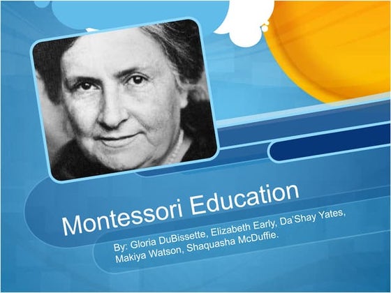 Maria Montessori | PPT