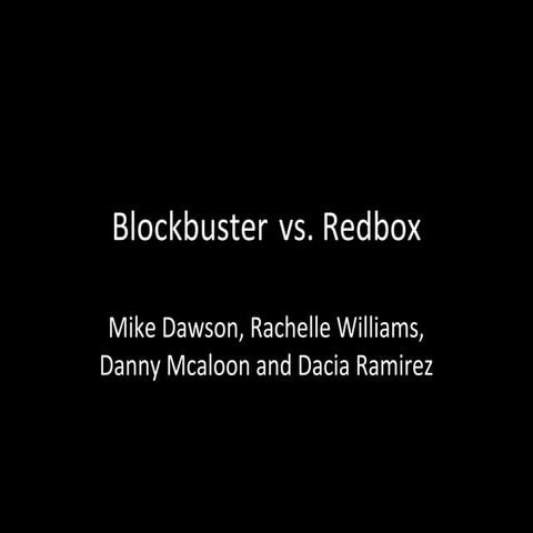 Redbox vs Blockbuster | PPT