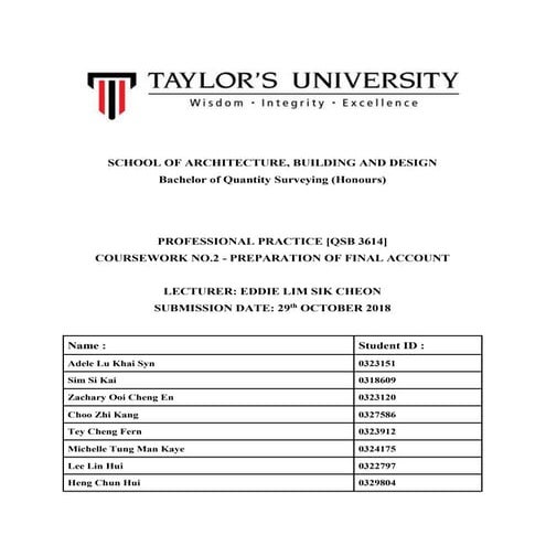 PP2 - Group Assignment | PDF
