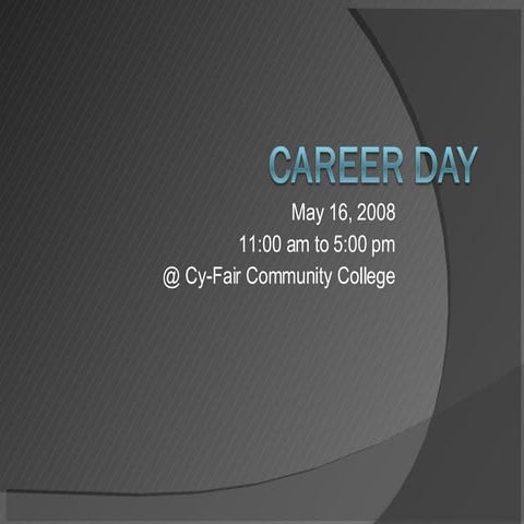 Career Day | PPT