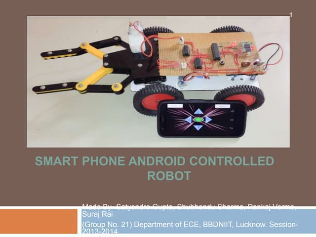 Android Controlled Robot