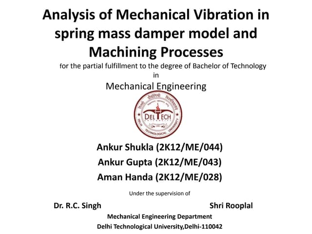 Engineering Vibration 4th Edition Inman Solutions Manual | PDF