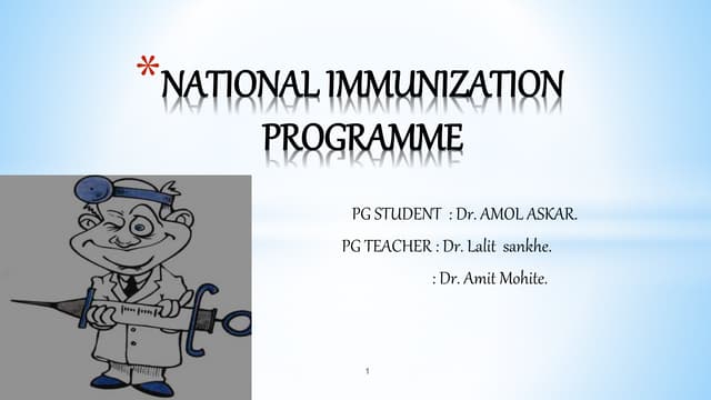 Universal immunization programme | PDF