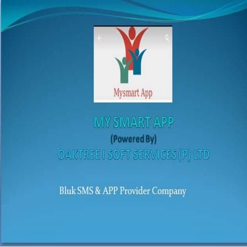 My Smart app Presentation | PPTX