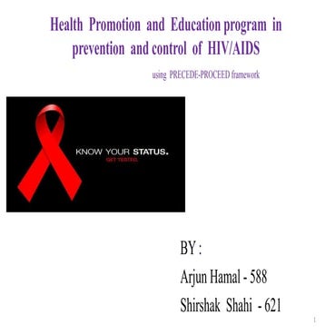 Health Promotion and Education program in prevention and control of HIV ...