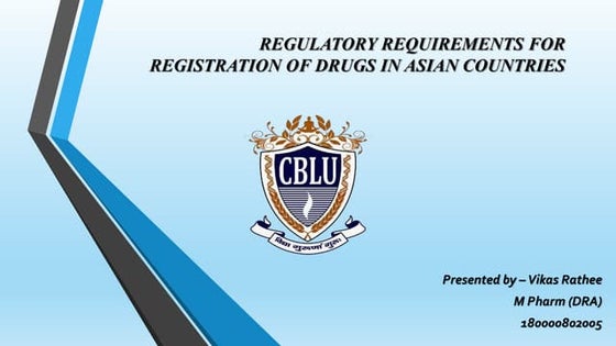 Drug Regulatory Authority of Pakistan (DRAP) Fee Structure (Updated)) | PPT
