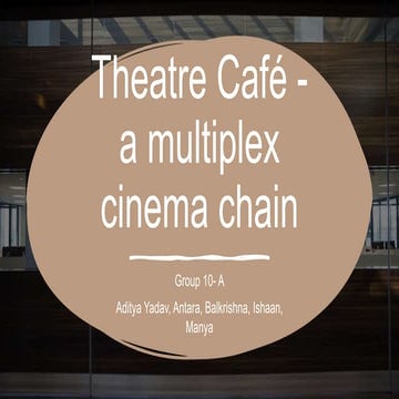 How to start your own cinema multiplex chain | PPTX