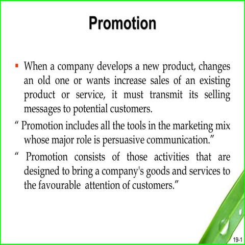 promotion chapter | PPT