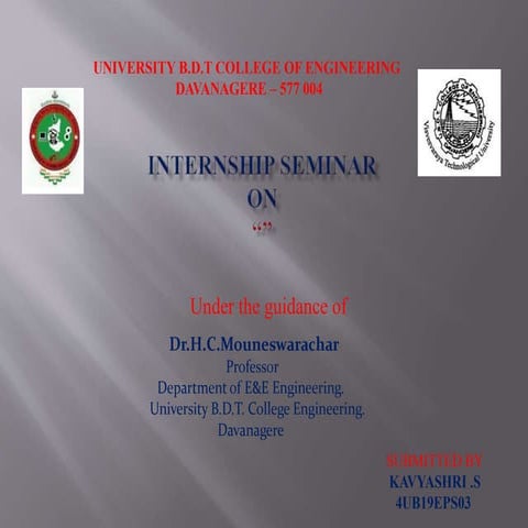 manoj Internship ppt.pptx embedded system | PPTX