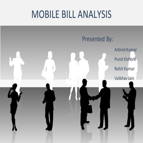 Telecom Analytics - Mobile Bill Analysis | PPT