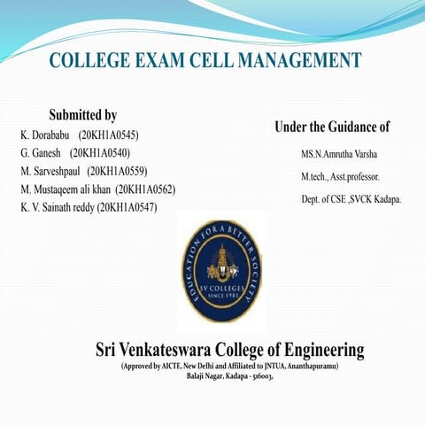 FINAL_PPT[1] (4).pptx about exam cell management | PPTX