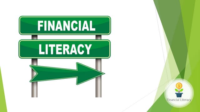 Financial Literacy Presentation | PDF