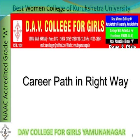 DAV College for Girls Yamunanagar | PPT