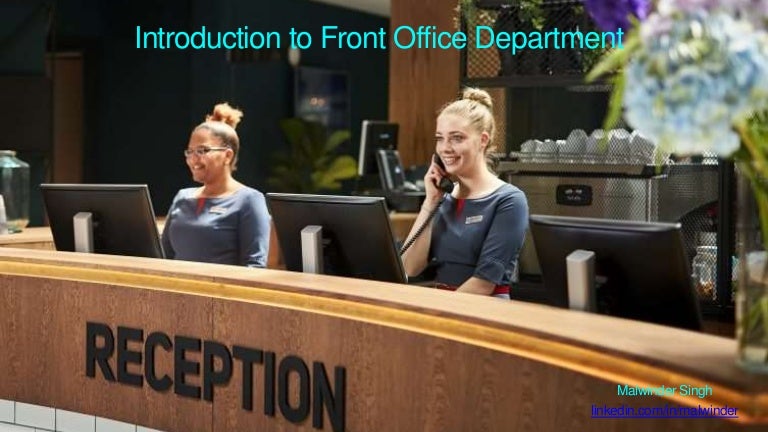 Front Office Department