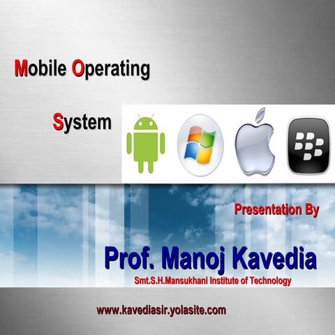 Mobile operating system | PPTX